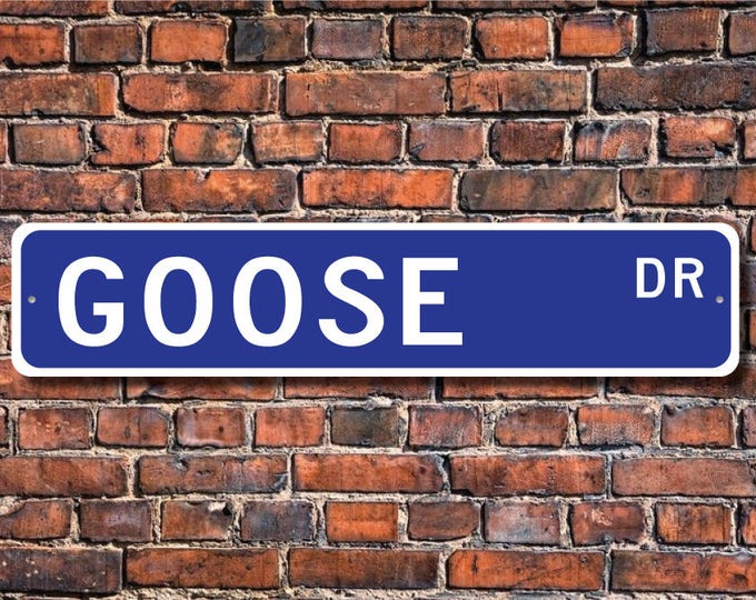 Goose, Goose Gift, Goose Sign, Goose Decor, Goose Lover, Waterfowl ...