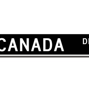 Canada Street Sign, Canada Gift, Canada Keepsake, Canada Wall Decor ...