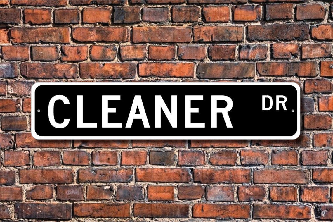 Cleaner Cleaner Gift Cleaner Sign Cleaner Decor Maid - Etsy UK