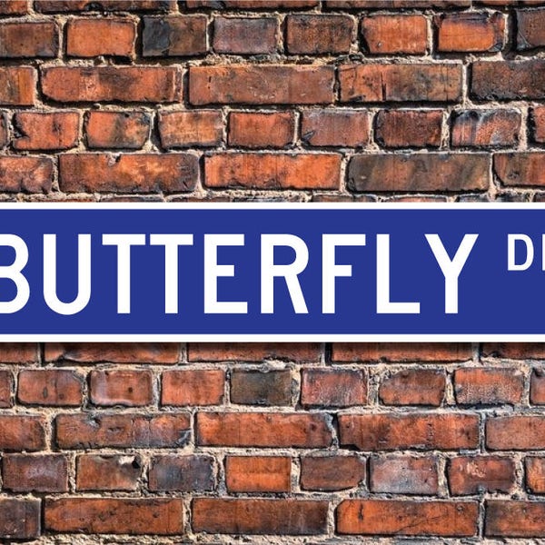 Butterfly Sign - Etsy