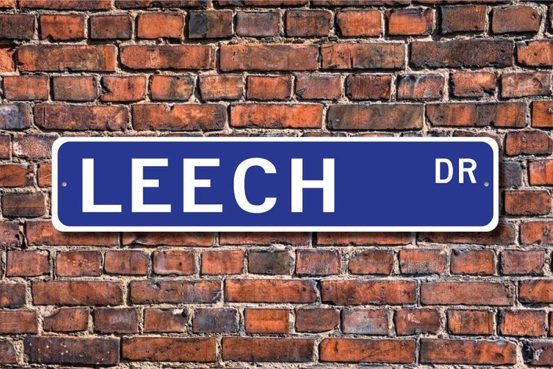 Leech, Leech Gift, Leech Sign, Leech Decor, Leech Lover, Segmented ...