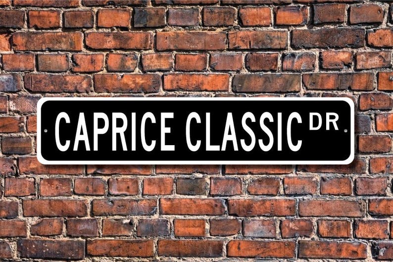 Caprice Classic Chevrolet Caprice Classic sign Chevrolet | Etsy