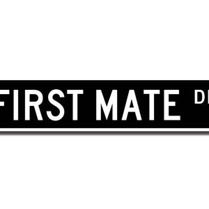 First Mate, First Mate Gift, First Mate Sign, Fishing Boat, Gift for ...