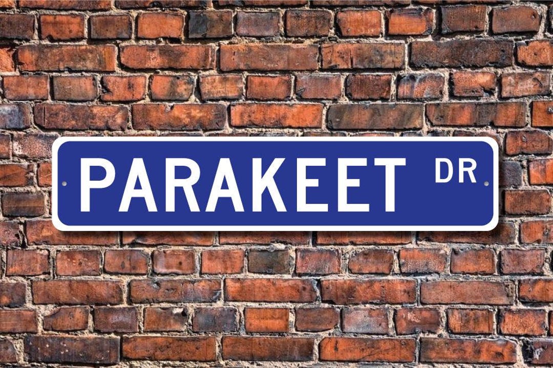Parakeet, Parakeet Gift, Parakeet Sign, Parakeet Decor, Parakeet Lover ...