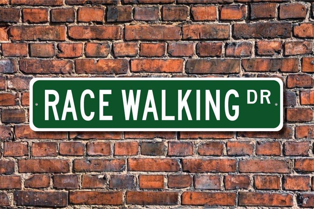 Race Walking, Race Walking Sign, Race Walking Fan, Race Walking ...