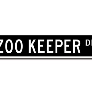 Zoo Keeper Zoo Keeper Gift Zoo Keeper Sign Zoo Supervisor | Etsy
