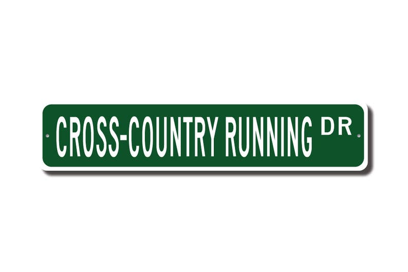 Cross-country Running Cross-country Running Sign CC Running - Etsy