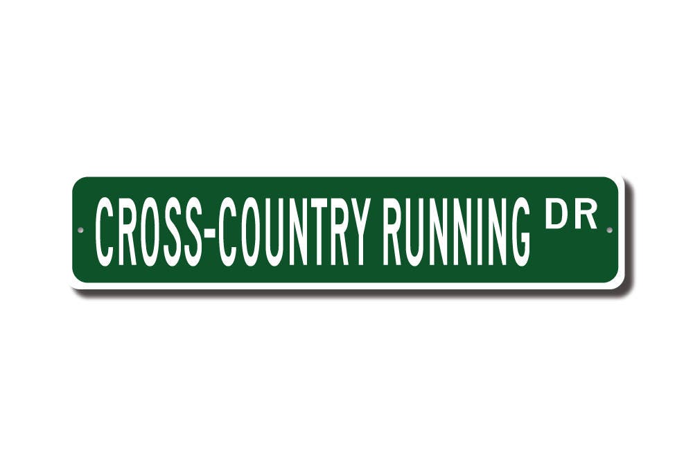 Cross-country Running Cross-country Running Sign CC Running - Etsy UK