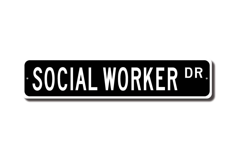 Social Worker Social Worker Gift Social Worker Sign Child - Etsy