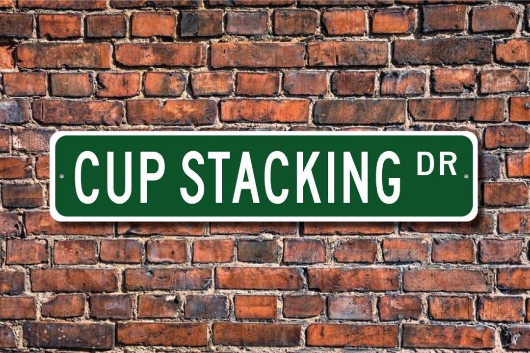 Cup Stacking, Cup Stacking Sign, Cup Stacking Fan, Cup Stacking Gift ...