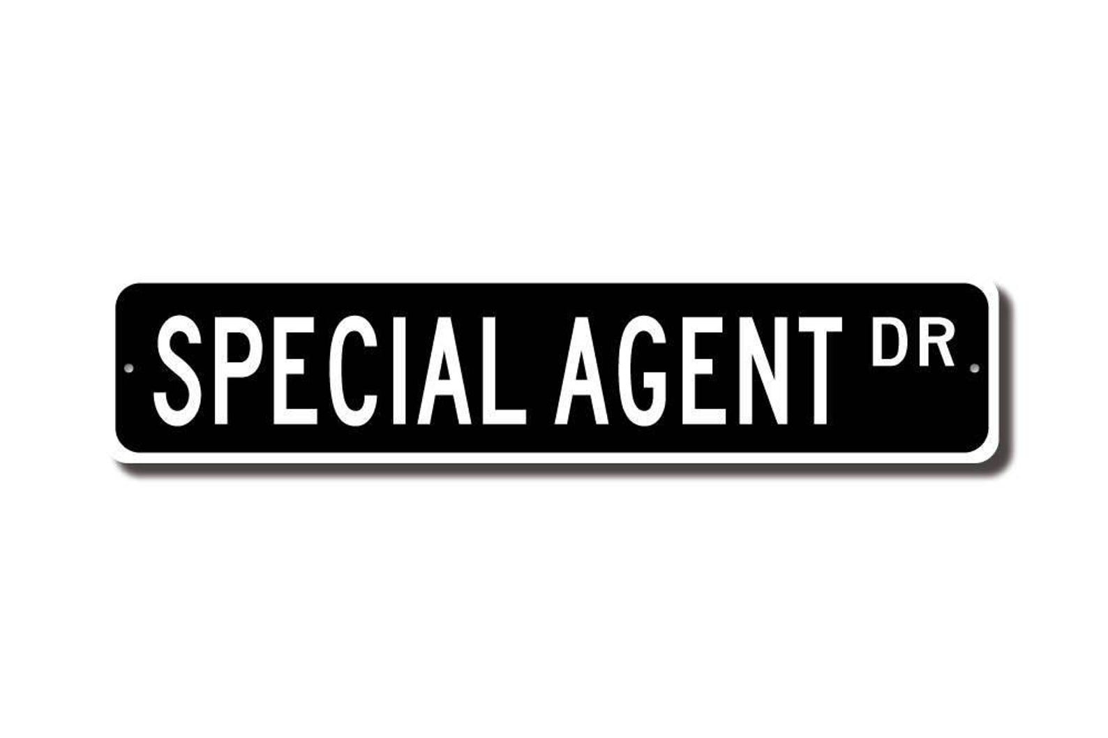Special Agent, Special Agent Gift, Special Agent Sign, Law Enforcement ...