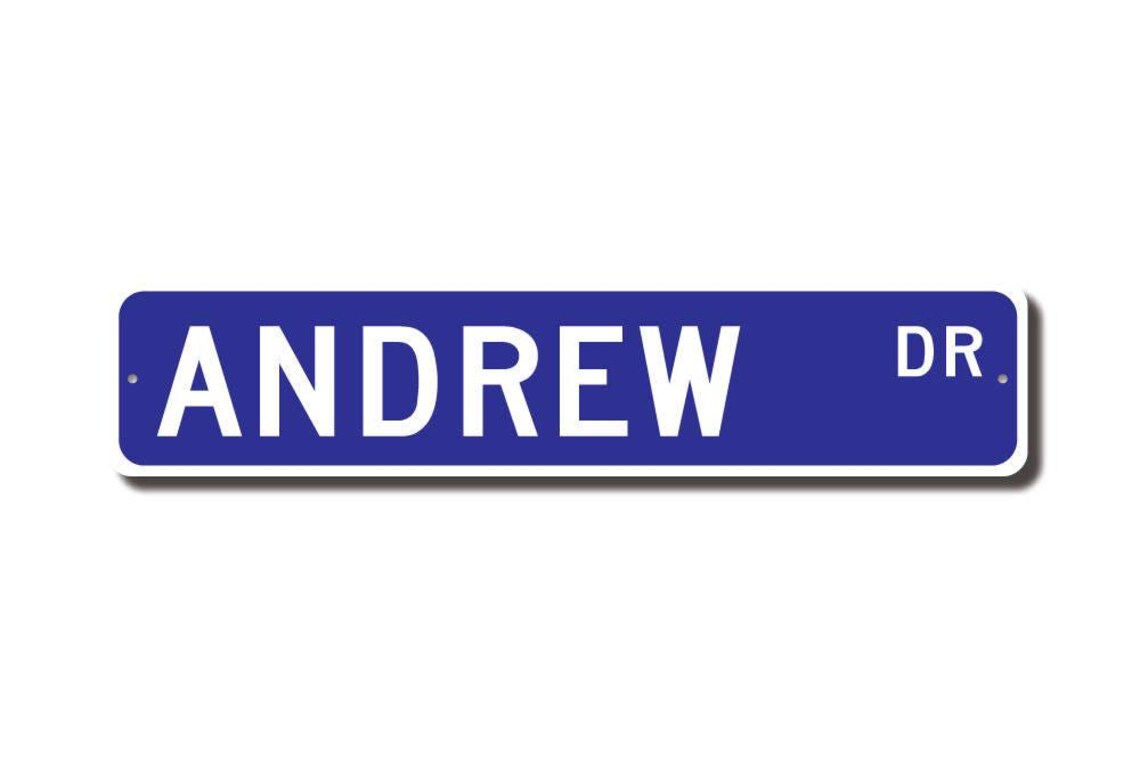Andrew, Andrew Sign, Andrew Gift, Andrew Decor, Child Gift, Grandchild ...