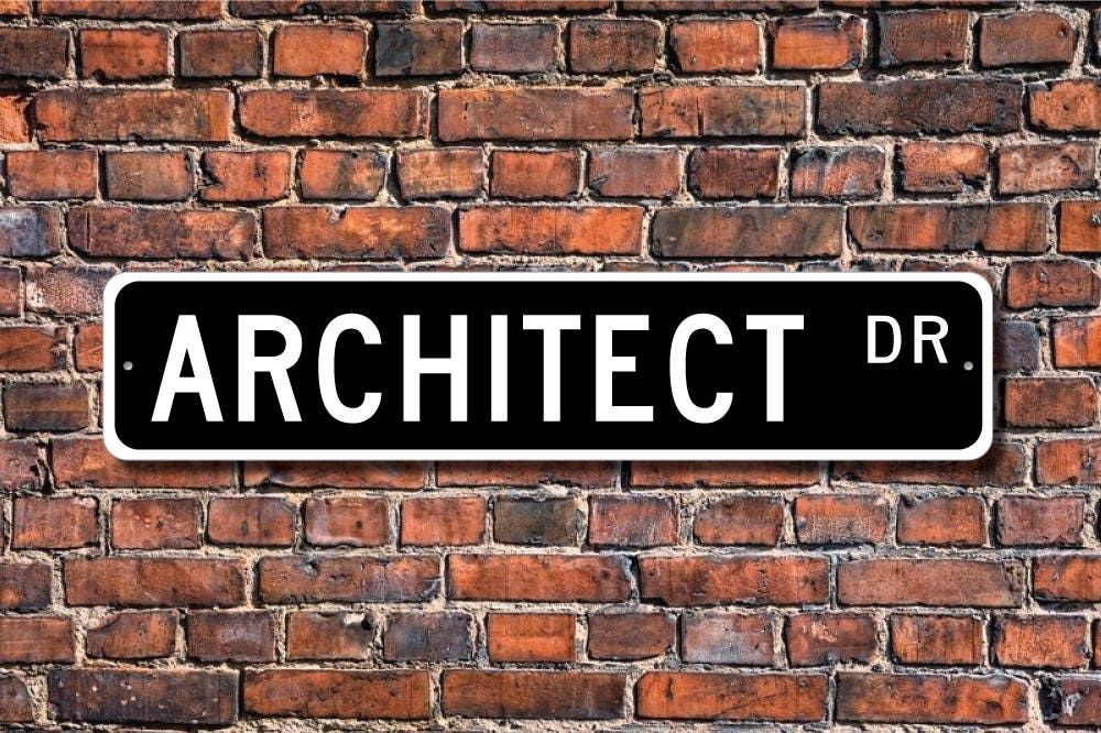 Architect Architect Gift Architect Sign Architect Decor | Etsy