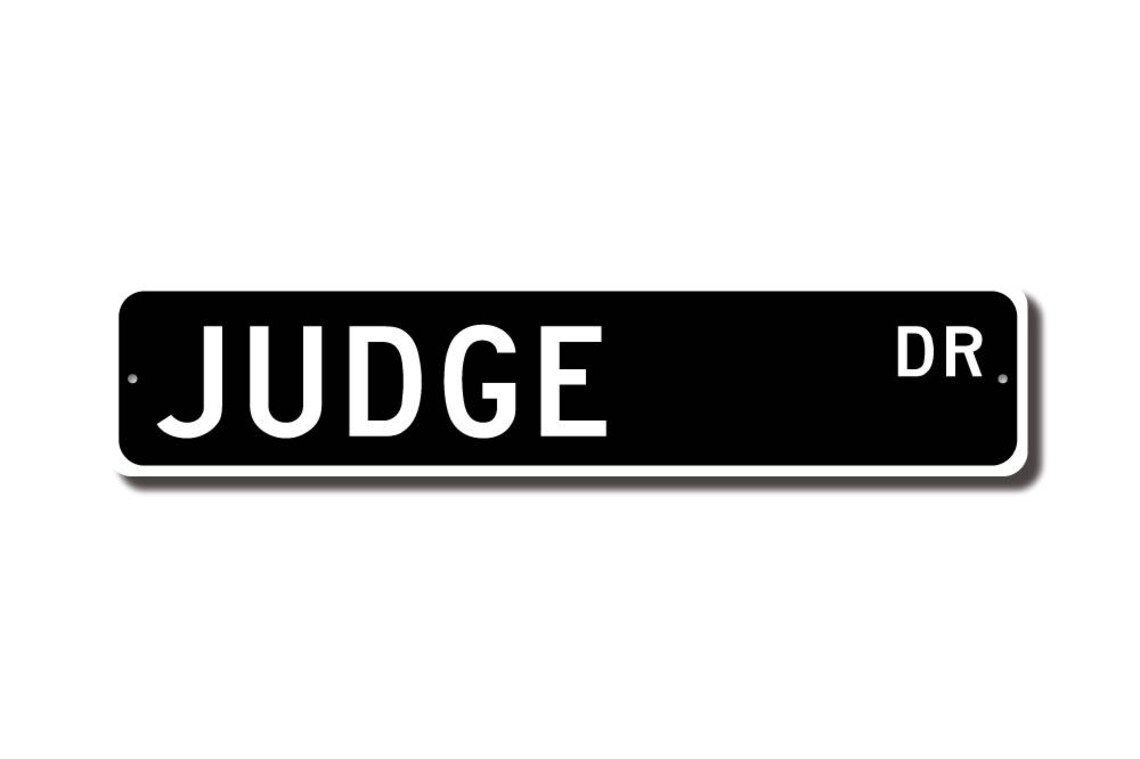 Judge Judge Gift Judge Sign Courtroom Lawyer Gift for a - Etsy