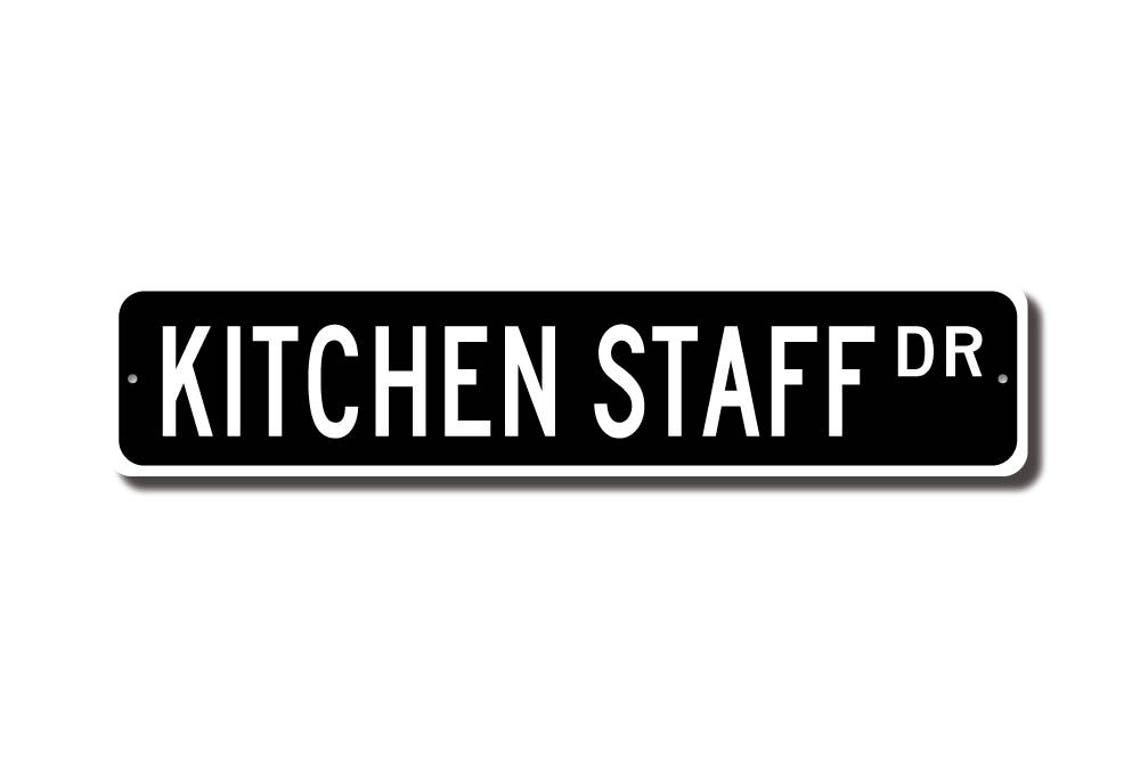 Kitchen Staff Kitchen Staff Gift Kitchen Staff Sign - Etsy