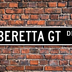 Beretta GT, Chevrolet Beretta GT Sign, Chevrolet Beretta GT Gift, Chevy ...