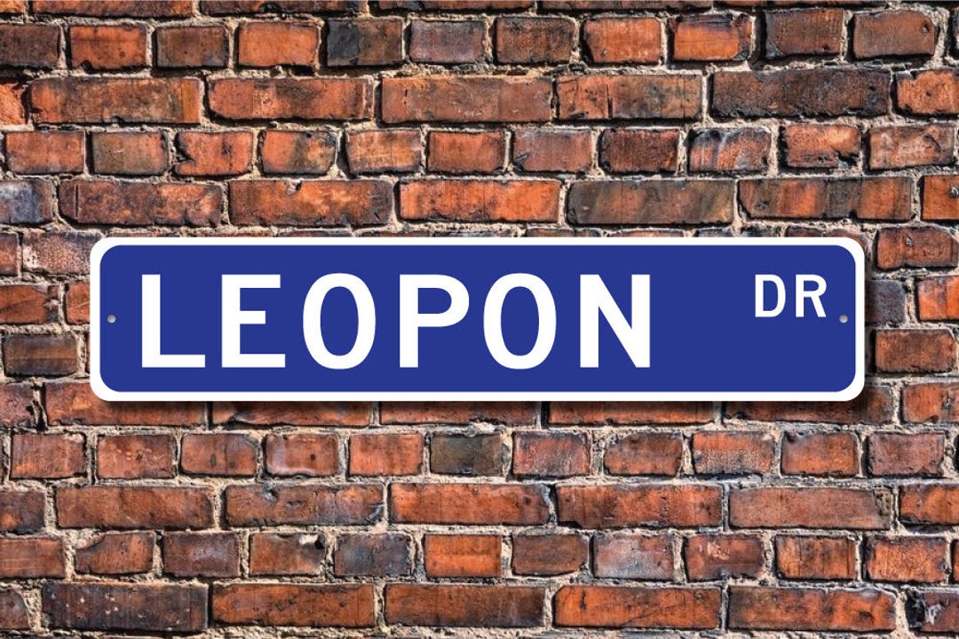 Leopon Leopon Geschenk Leopon Schild Leopon Dekor Leopon - Etsy.de