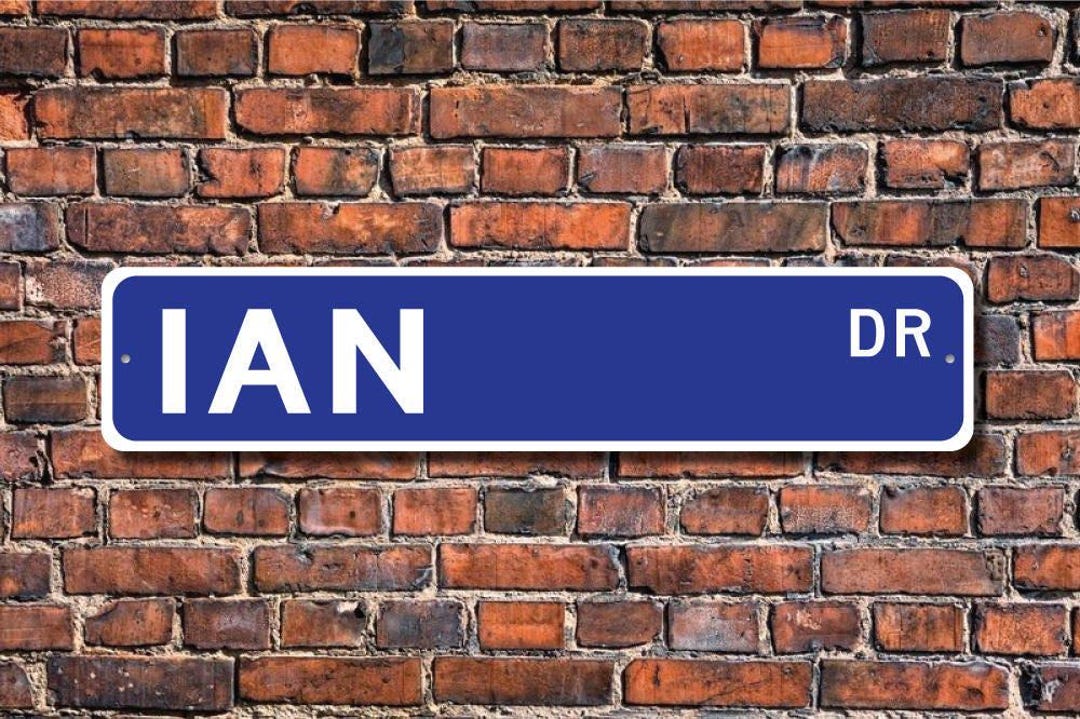 Ian, Ian Sign, Ian Fan, Ian Decor, Ian Lover, Child Gift, Grandchild ...