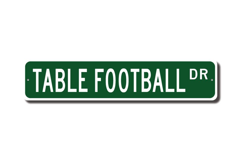 Table Football Table Football Sign Table Football Fan Table - Etsy