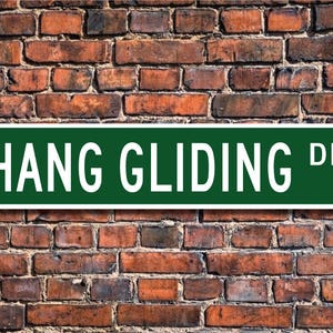 Hang Gliding Hang Gliding Sign Hang Gliding Fan Hang - Etsy