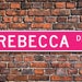 Rebecca Rebecca Sign Rebecca Gift Child Gift Grandchild | Etsy