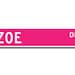 Zoe, Zoe Sign, Zoe Gift, Zoe Lover, Child Gift, Grandchild Gift, Zoe ...