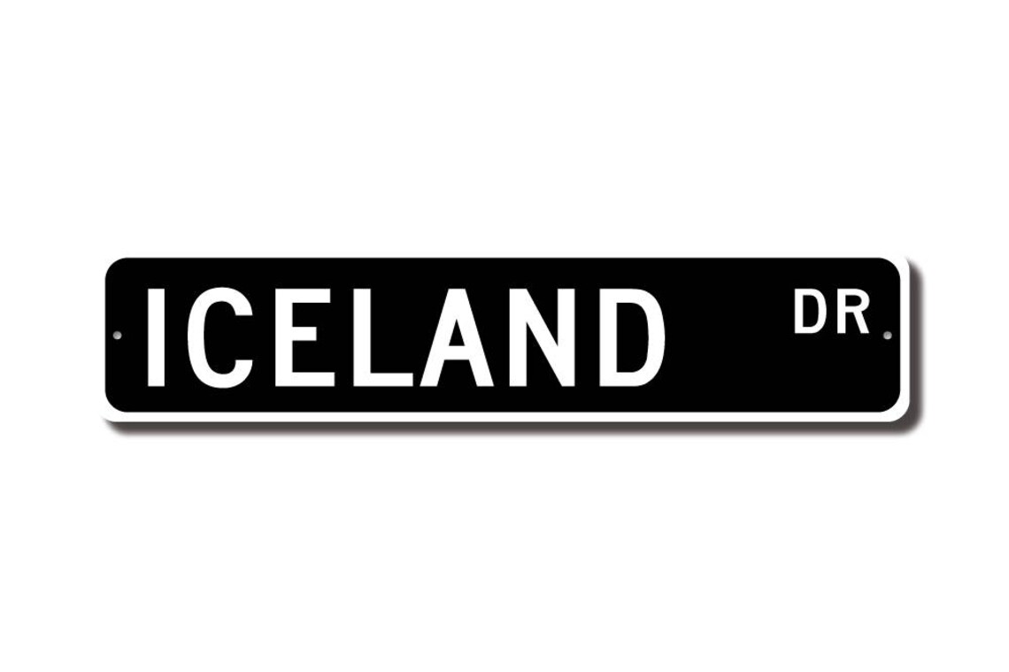 Iceland Sign Iceland Wall Decor Iceland Gift Iceland | Etsy