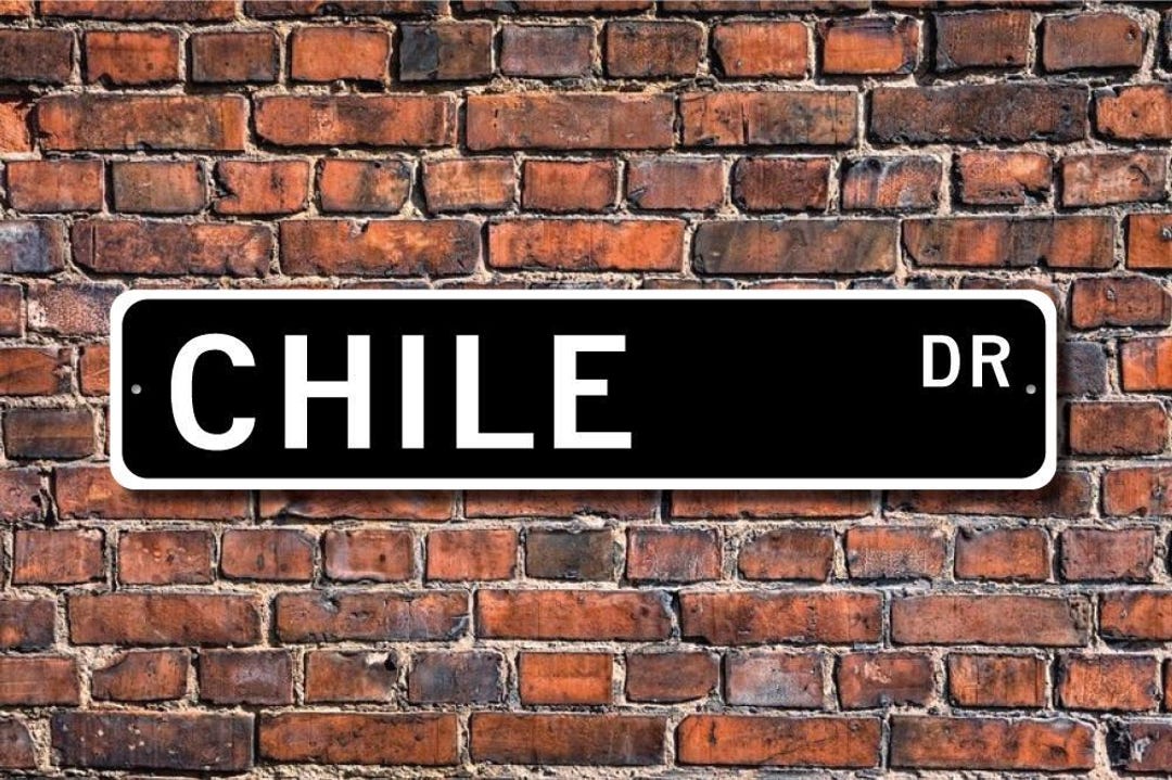 Chile Sign, Chile Decor, Chile Souvenir Sign, Chile Keepsake, Chile ...