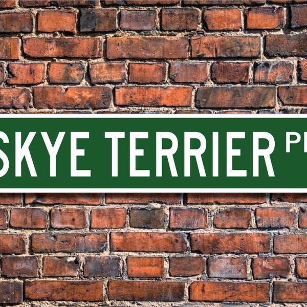 Metal Skye Terrier Sign - Etsy