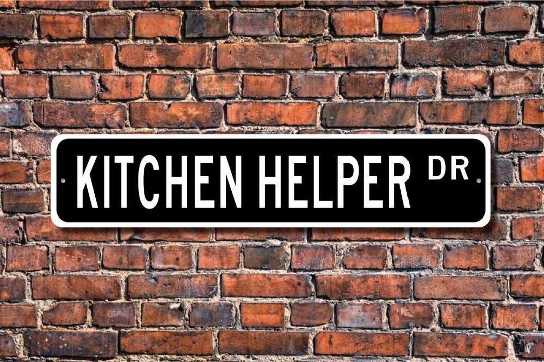 Kitchen Helper, Kitchen Helper Gift, Kitchen Helper Sign, Sous Chef ...