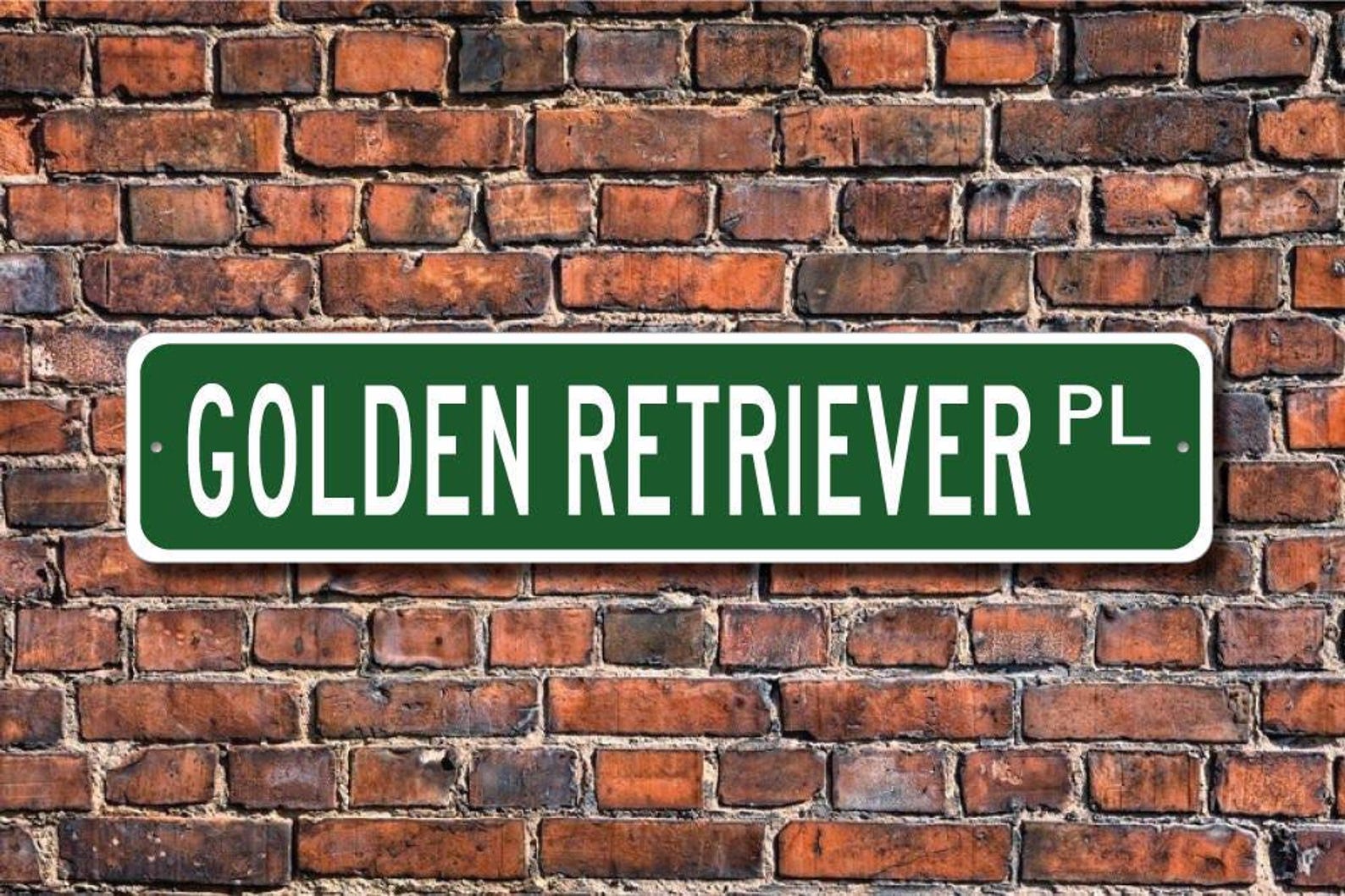Golden Retriever, Golden Retriever Lover, Golden Retriever Sign, Custom ...