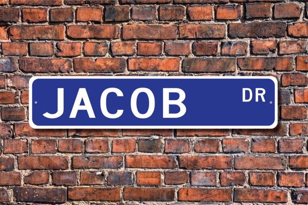 Jacob, Jacob Sign, Jacob Fan, Jacob Decor, Child Gift, Grandchild Gift ...