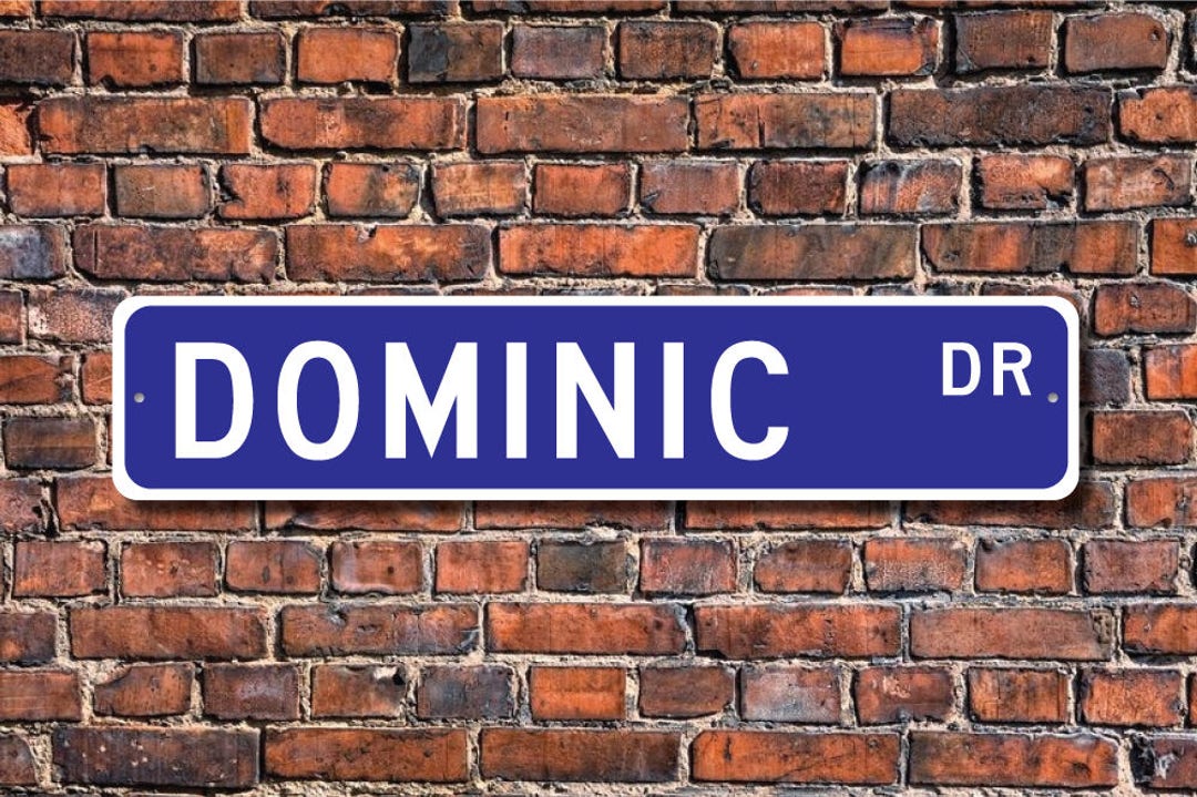 Dominic, Dominic Sign, Dominic Fan, Dominic Decor, Child Gift ...