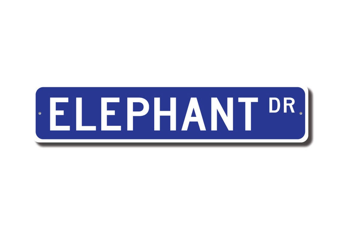 Elephant Elephant Gift Elephant Sign Elephant Decor - Etsy