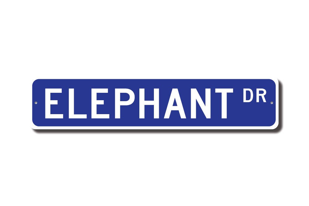 Elephant Elephant Gift Elephant Sign Elephant Decor - Etsy