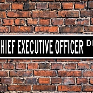 Chief Executive Officer, Executive Officer Gift, Executive Officer Sign ...