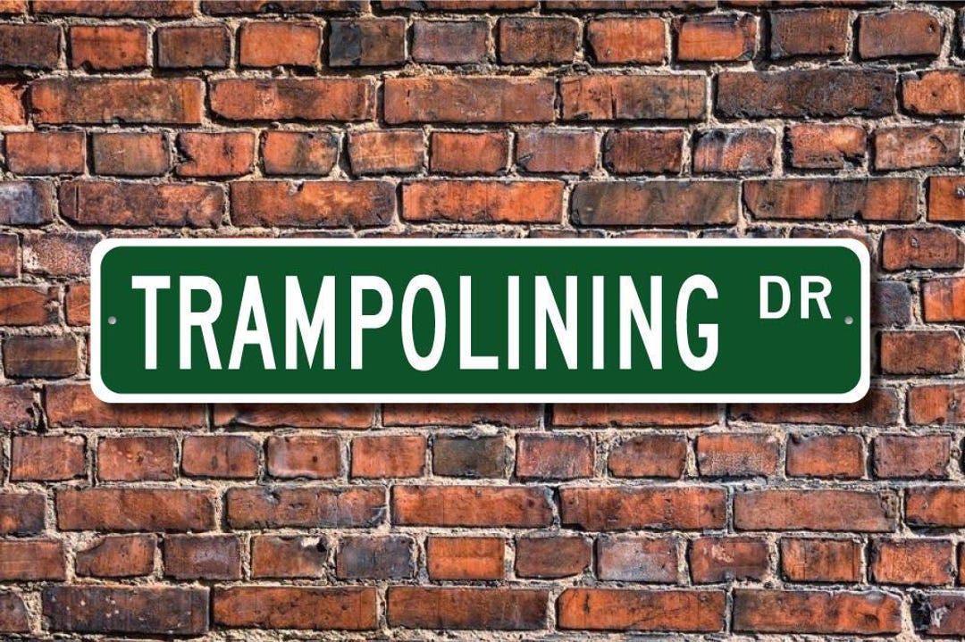 Trampolining, Trampolining Sign, Trampolining Fan, Trampolining Gift ...