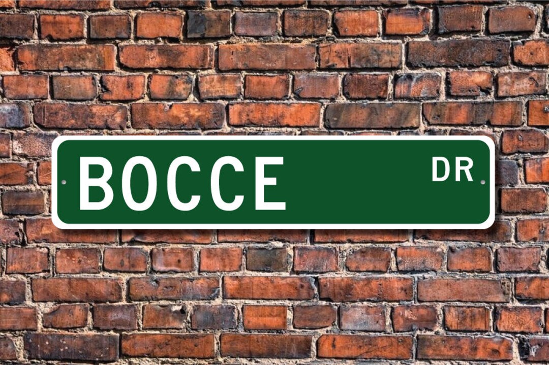Bocce, Bocce Gift, Bocce Sign, Bocce Player, Bocce Fan, Bocce Ball Game ...