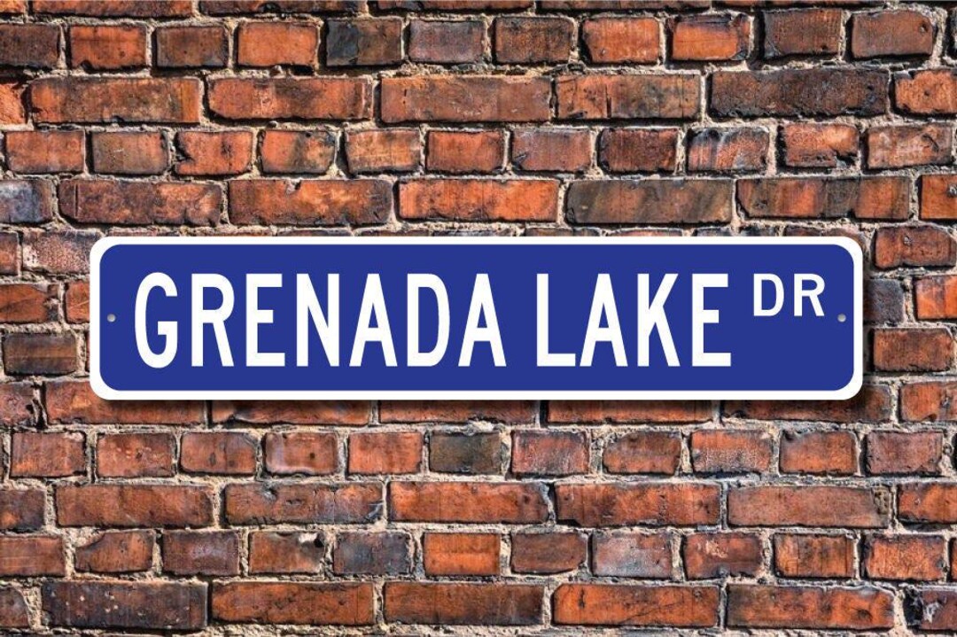 Grenada Lake, Grenada Lake Sign, Grenada Lake Gift, Grenada Lake ...