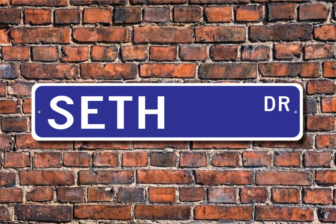 Seth, Seth Sign, Seth Gift, Seth Decor, Seth Fan, Child Gift ...