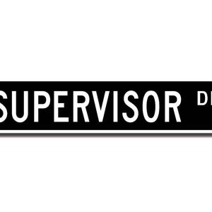 Supervisor Supervisor Gift Supervisor Sign Office Employee - Etsy
