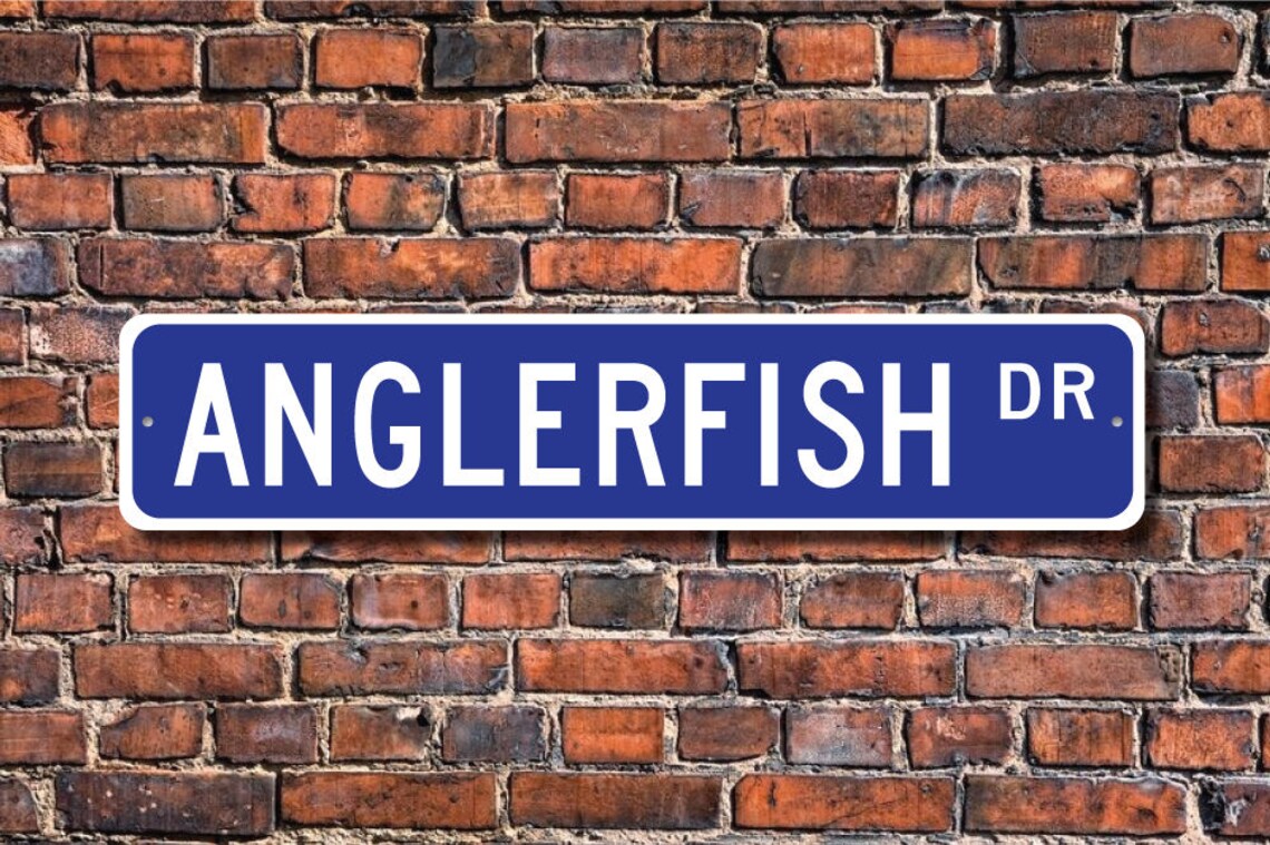 Anglerfish Anglerfish Gift Anglerfish Sign Bait Fish - Etsy