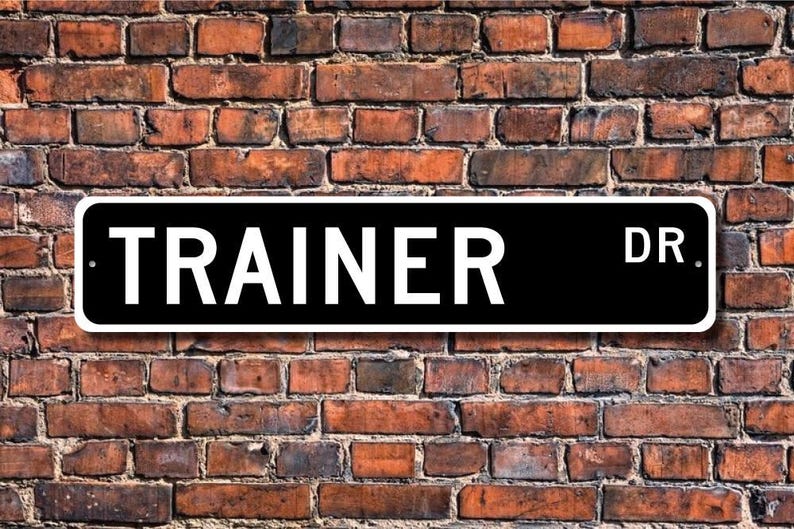 Trainer, Trainer Gift, Trainer Sign, Athletic Medical Trainer ...