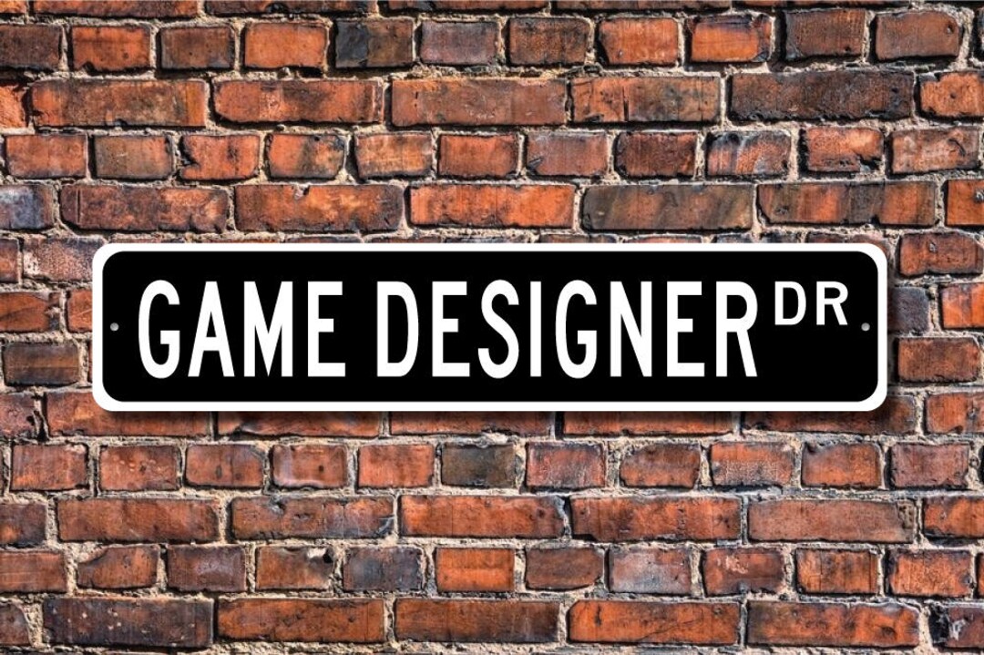 Game Designer, Game Designer Gift, Game Designer Sign, Video Games ...