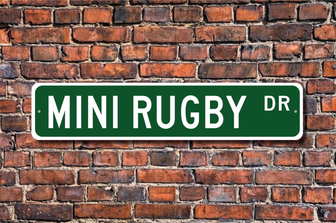 Mini Rugby, Mini Rugby Sign, Mini Rugby Fan, Mini Rugby Gift, Mini ...