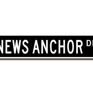 News Anchor, News Anchor Gift, News Anchor Sign, Television Station ...