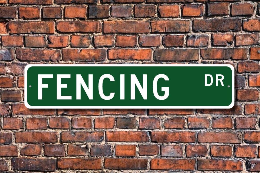 Fencing, Fencing Sign, Fencing Fan, Fencing Gift, Fencer Gift, Fencing ...