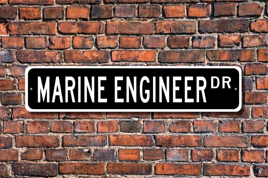 Marine Engineer Marine Engineer Gift Marine Engineer Sign - Etsy