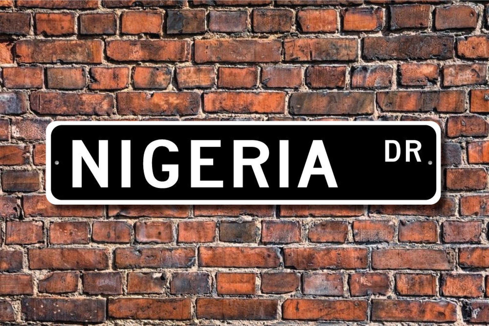Nigeria Nigeria Gift Nigeria Sign Souvenir Sign Nigeria - Etsy