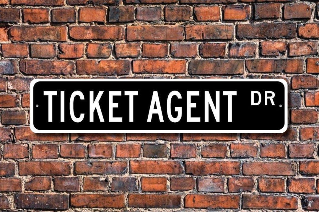 Ticket Agent, Ticket Agent Gift, Ticket Agent Sign, Ticket Taker ...